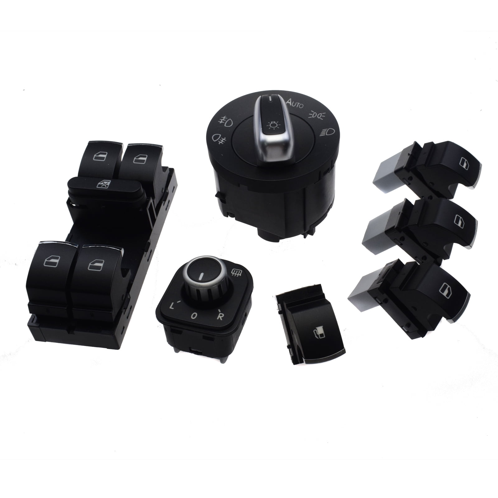 7Pcs Headlight Window Mirror Switches set For VW Rabbit Jetta Golf ...