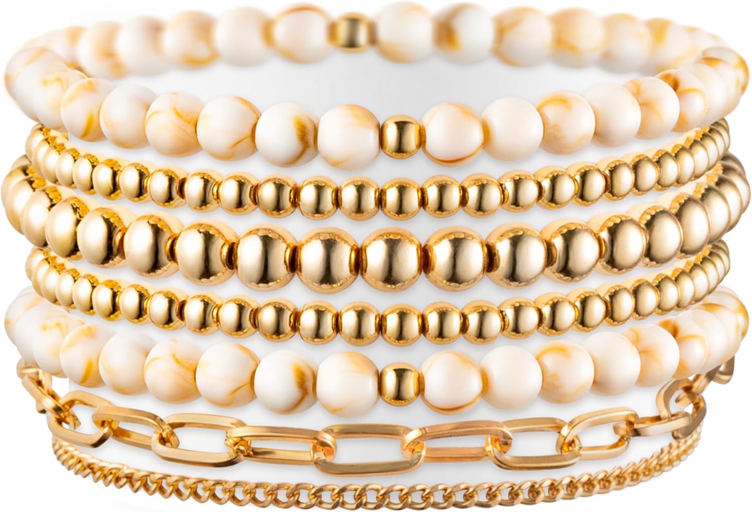 7Pcs Heishi Surfer Bracelets Set Colorful Preppy Smile Evil Eye Beaded ...