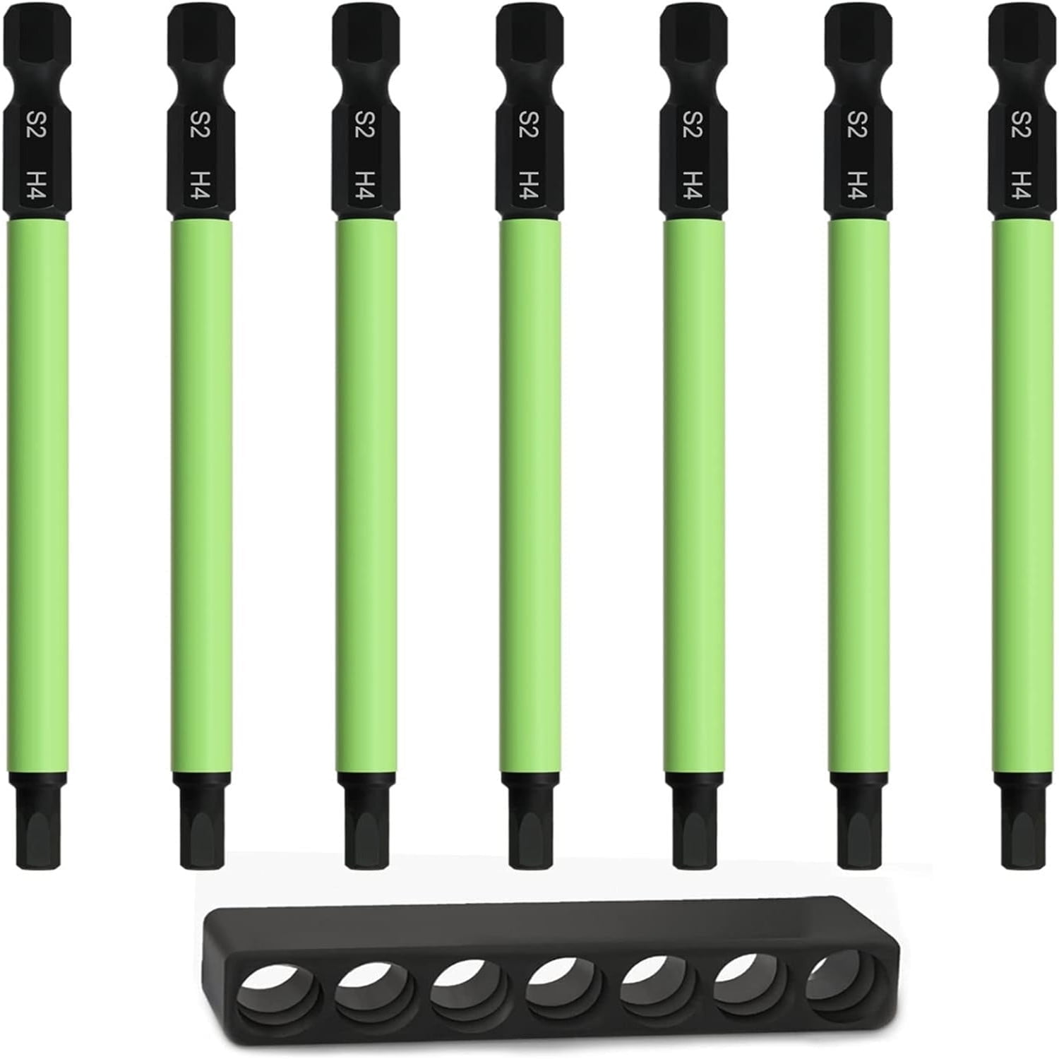 7Pcs Hex Head Allen Wrench Drill Bits, Metric 4mm Hex Bit Set, Magnetic ...