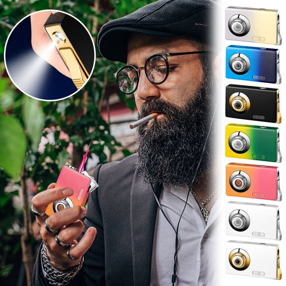 7Pcs Inflatable Lighter, Yannianjz Inflatable Lighter, Red Flame Torch ...