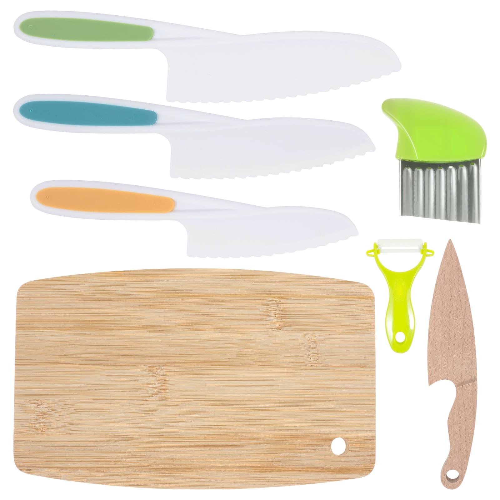 7Pcs Kids Cooking Cutter Reusable Toddler Cutter Efficient Cutting ...