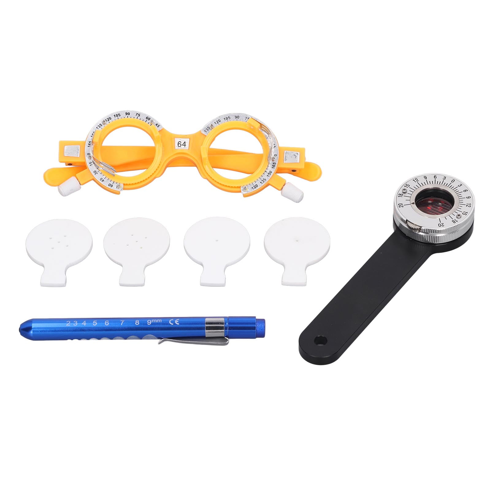 7Pcs Optical Phoria Tester Ophthalmic Recessive Strabismus Testing Tool ...