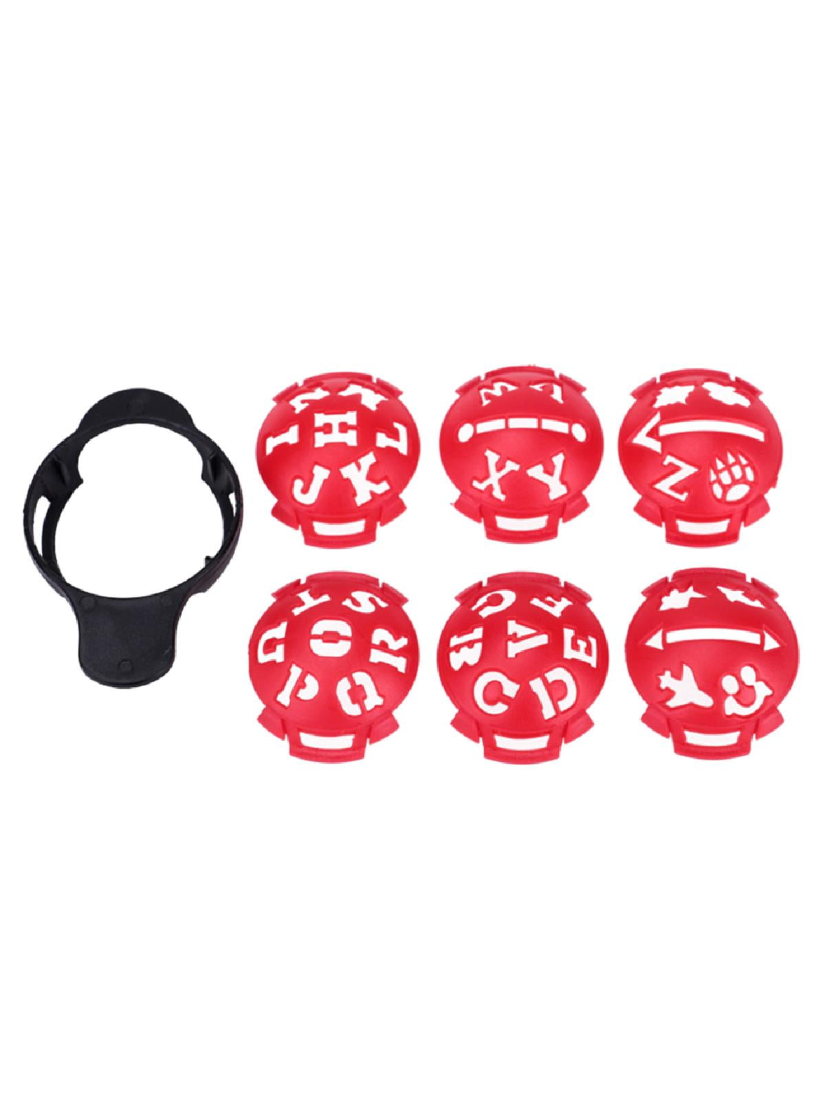 7Pcs Portable Golf Ball Line Marker Drawing Template Alignment Ball Mold Signal - Walmart.com