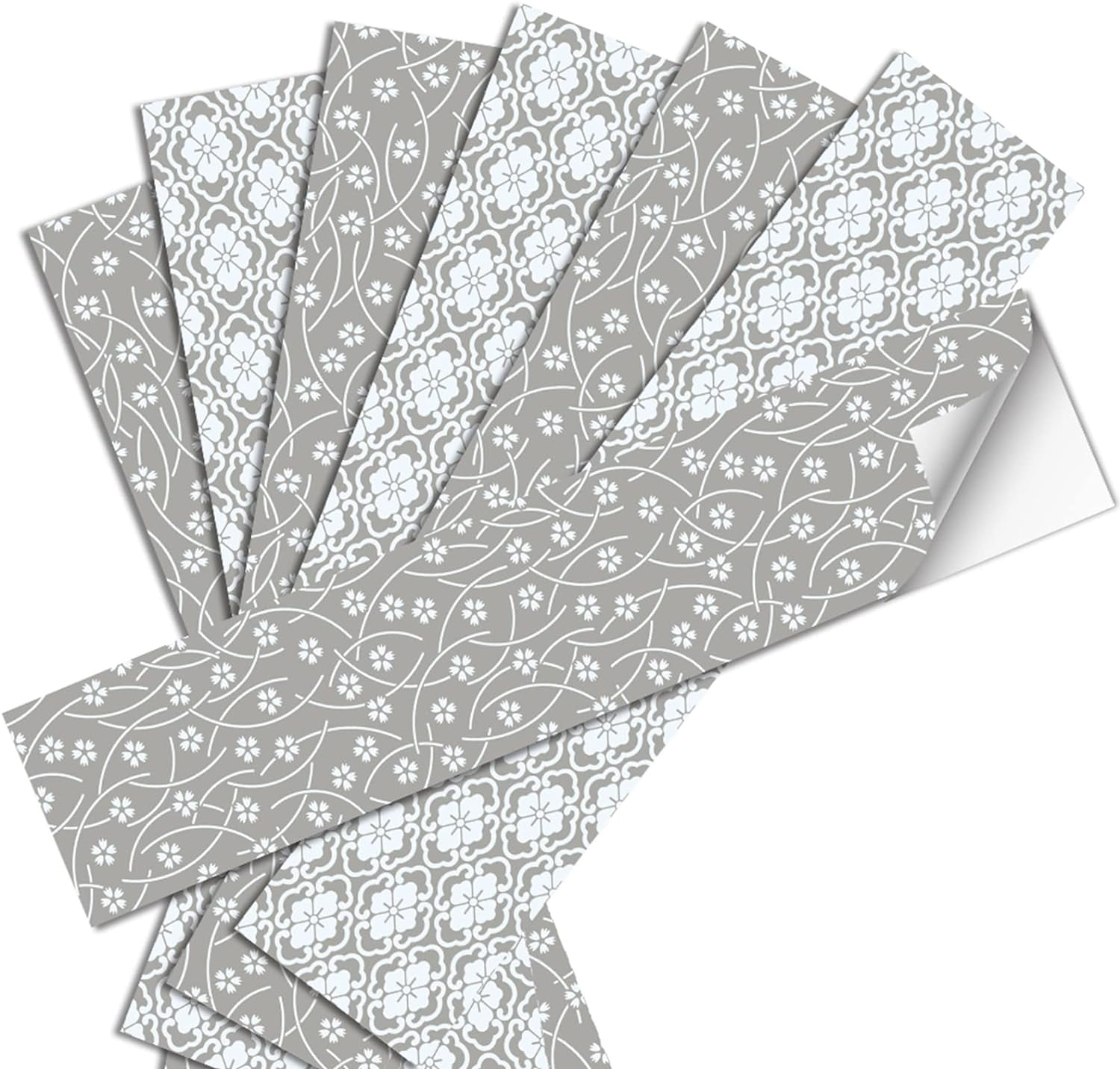 7Pcs Pvc Floor Sticker Roll 100X21, Anti-Slip Tile Sticker, Waterproof ...