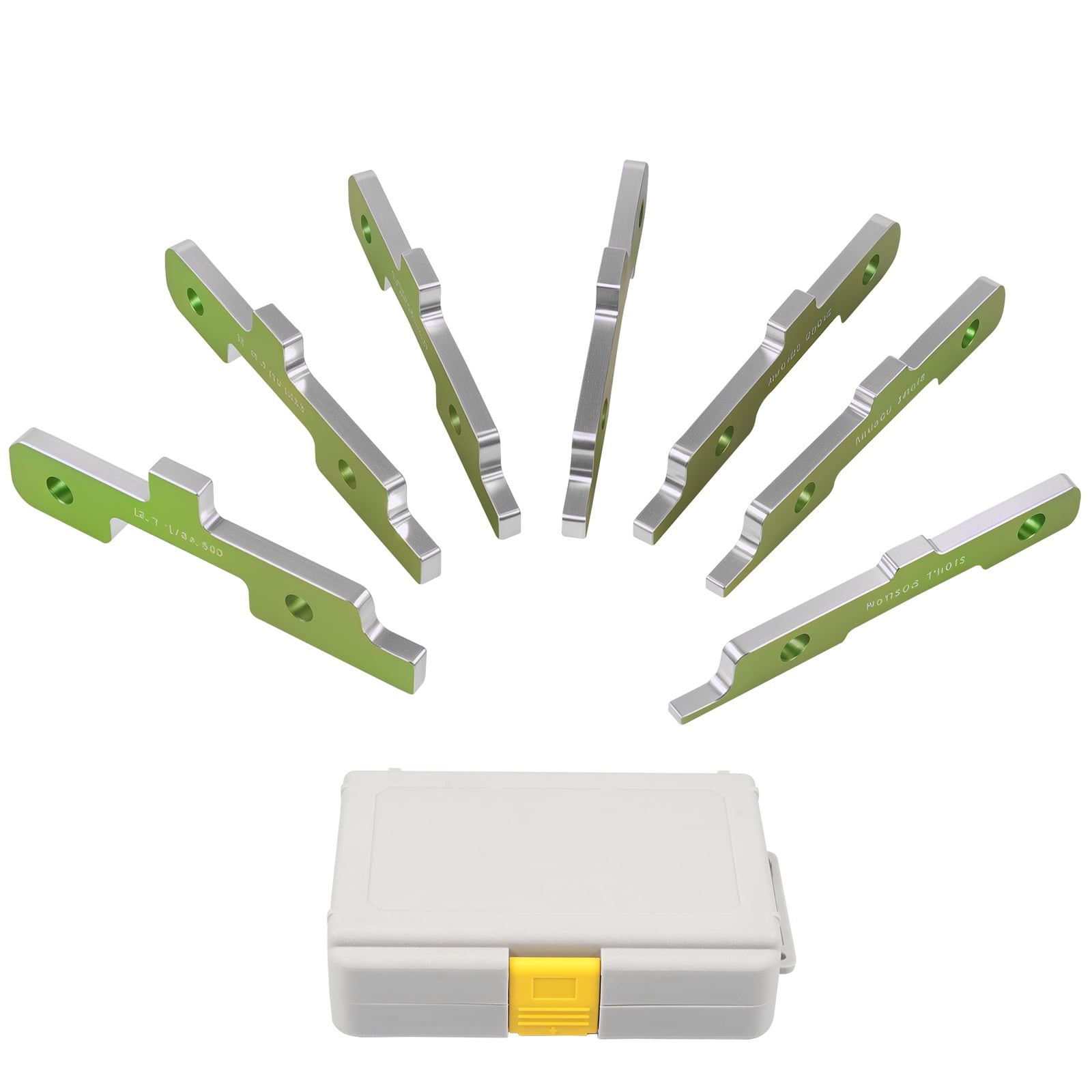 7Pcs Router Table Setup Blocks 1/8 To 1/2 Inch Aluminum Alloy Table Saw ...