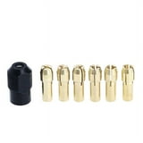 7pcs/set Dremel Brass Collet 1.0/1.6/2.0/2.4/3.0/3.2 M8X0.75mm Chuck ...