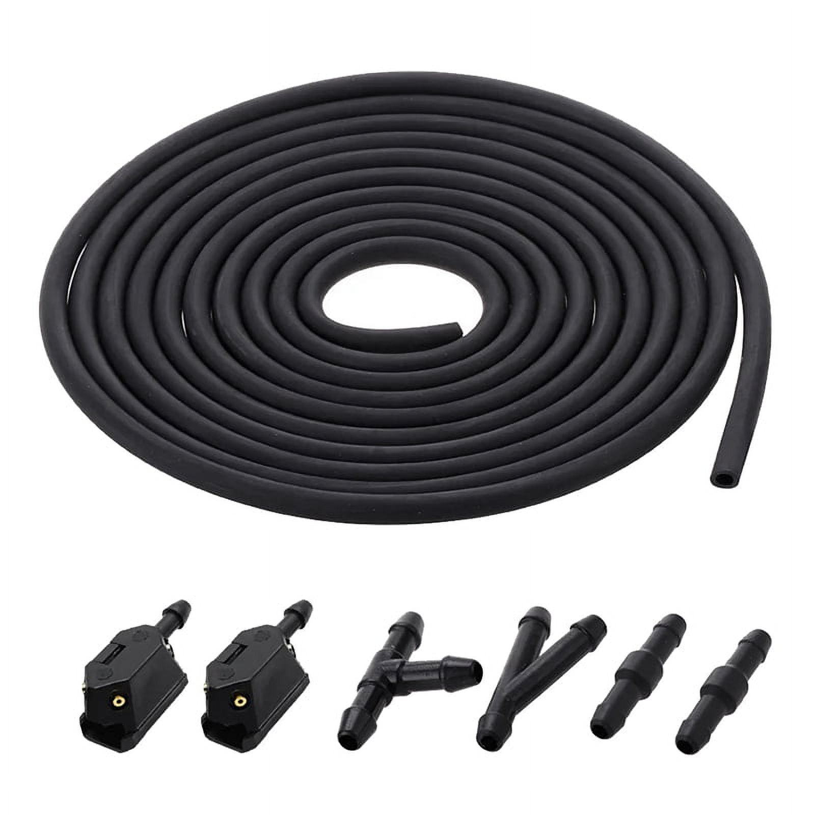 7Pcs/Set Front Windscreen Wiper Arm Washer Nozzle Jet 4 Way Check Valve ...