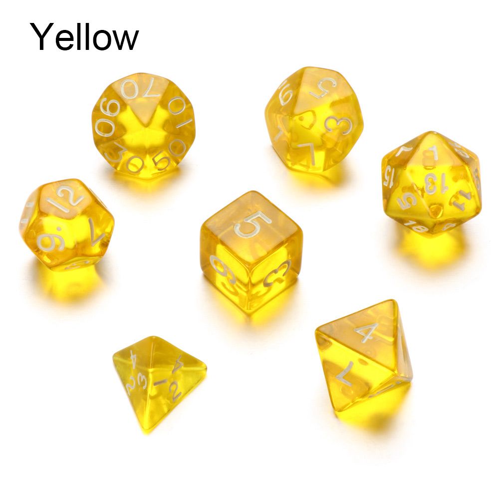 7Pcs/Set Gifts For TRPG DND Multifaceted Leisure Entertainment Toys Board Game Game Accessory ...