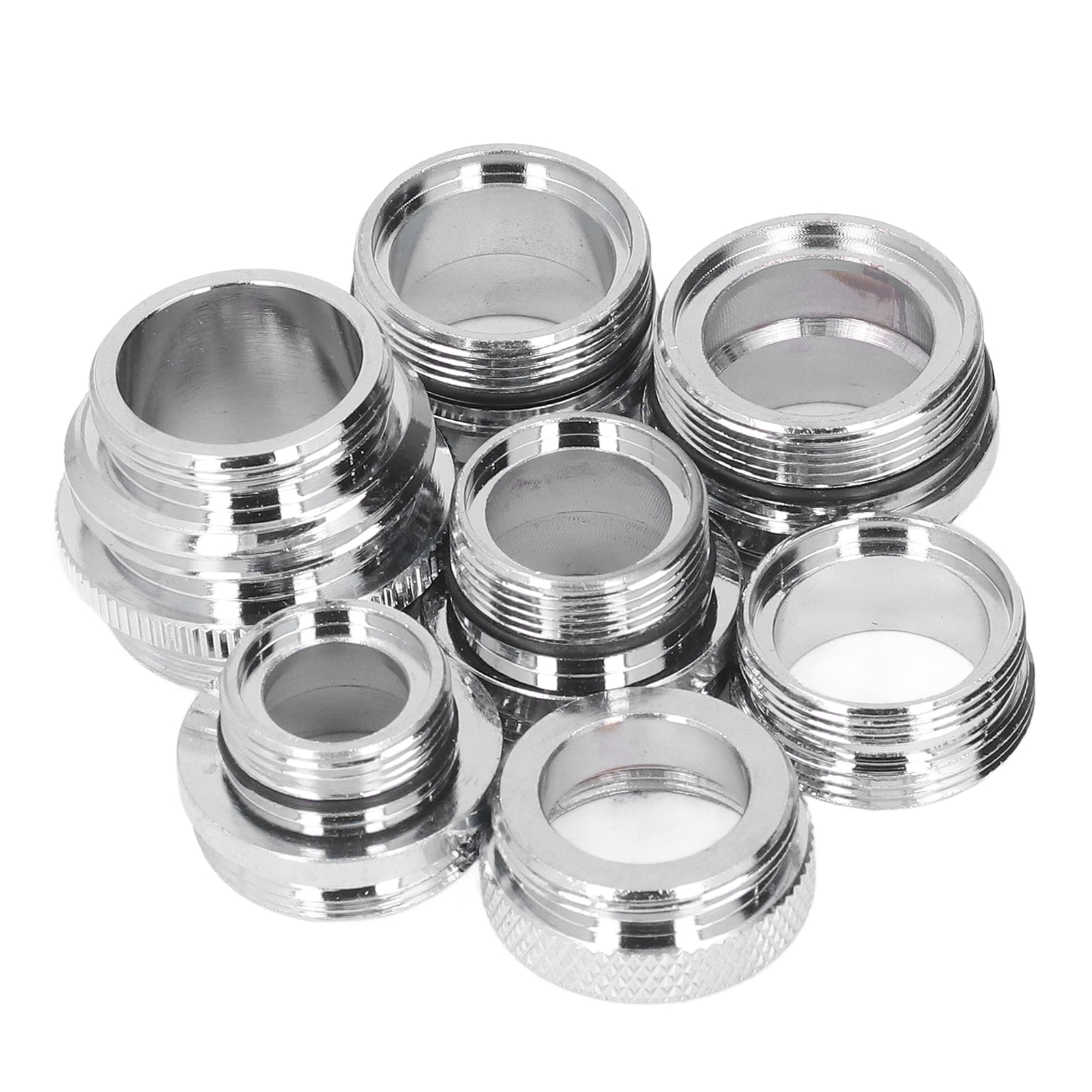 7Pcs/Set Male Female Faucet Adapter Kit with Gasket Brass Aerator ...