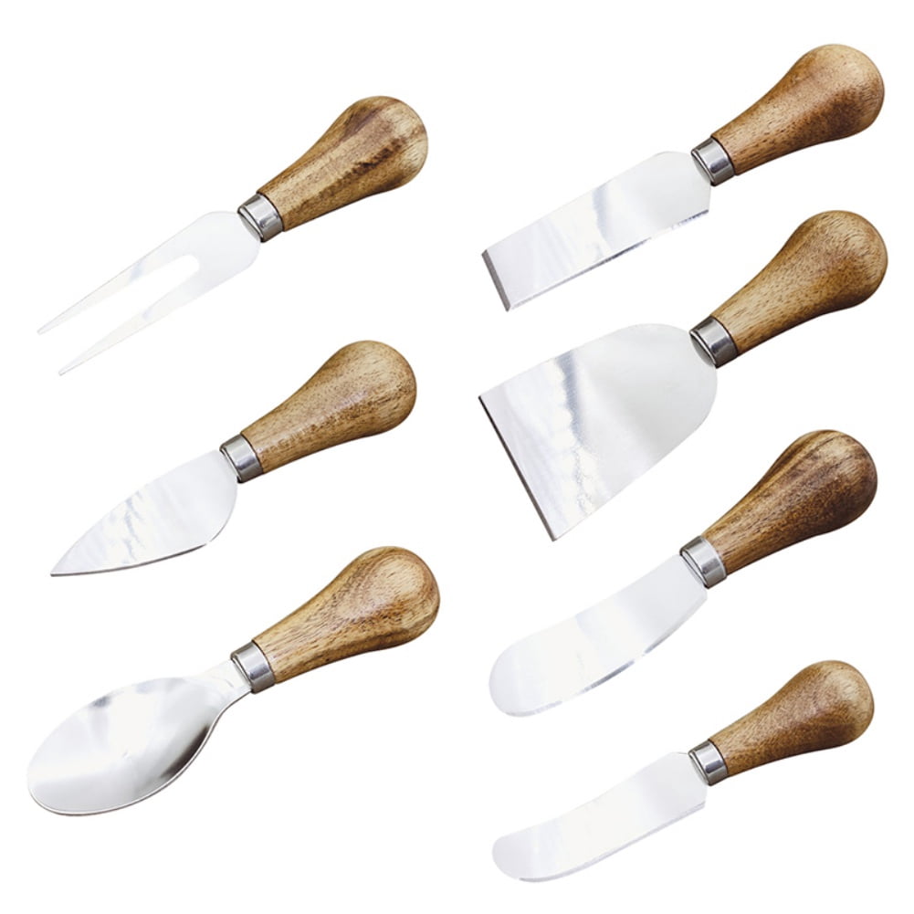 7Pcs Set of Premium Cheese Knives - Stainless Steel Mini Cheese Knife ...
