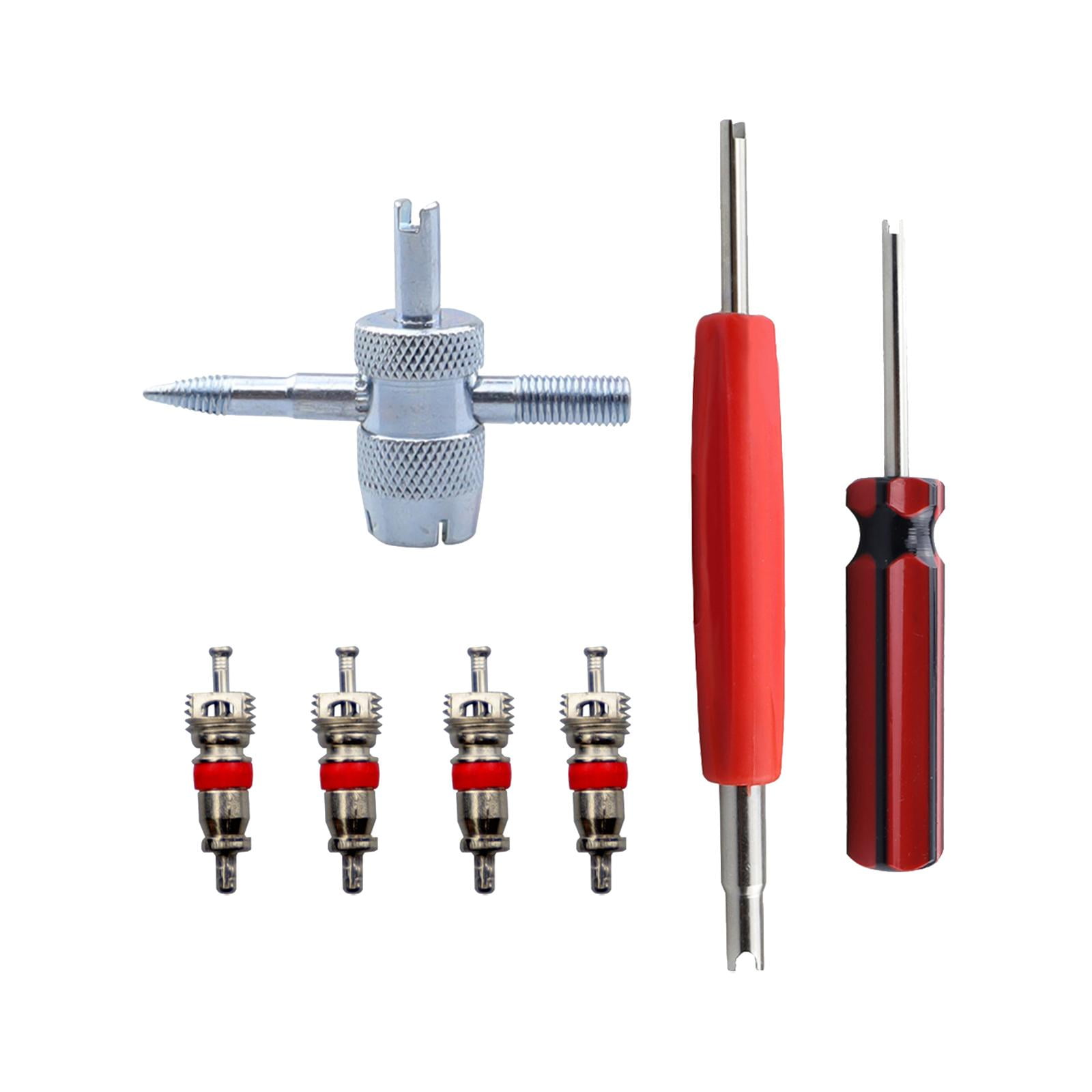 7Pcs Stem Removal Tools, Tire Remover Tools, Tire Stem Repair Tool Core ...