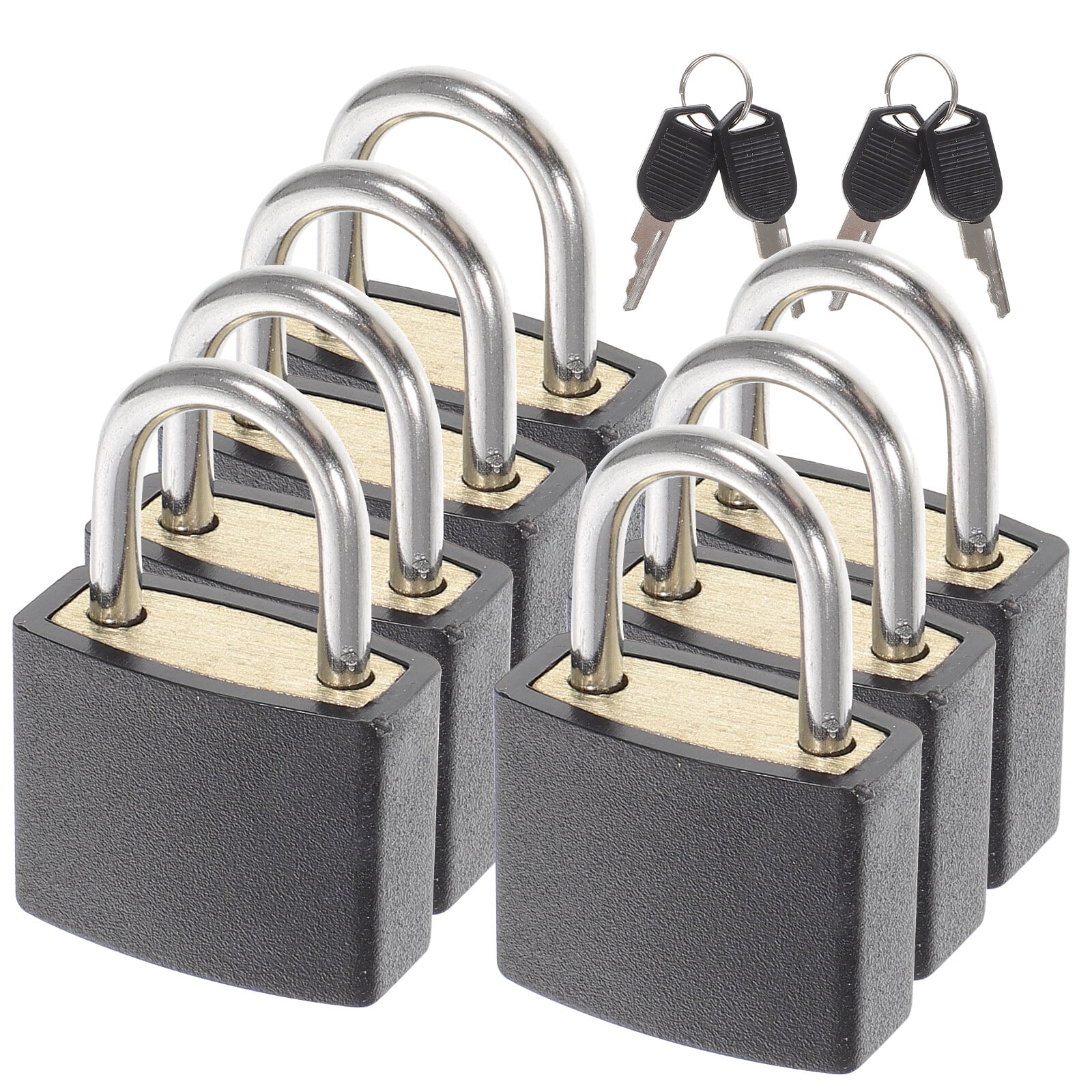 7Pcs Suitcase Locks with Keys Small Luggage Padlocks for School Gym ...