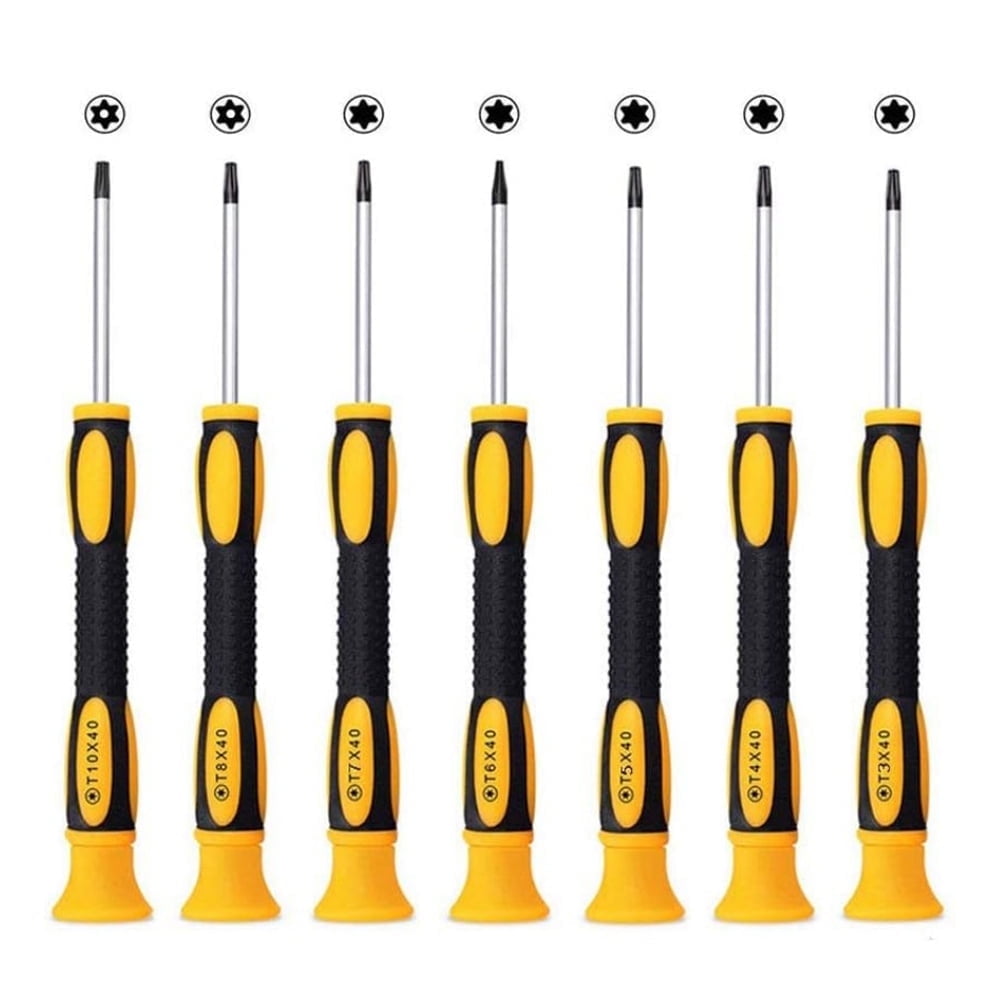 7Pcs Torx Screwdriver Set with T3 T4 T5 T6 T7 T8 T10 Security Magnetic ...