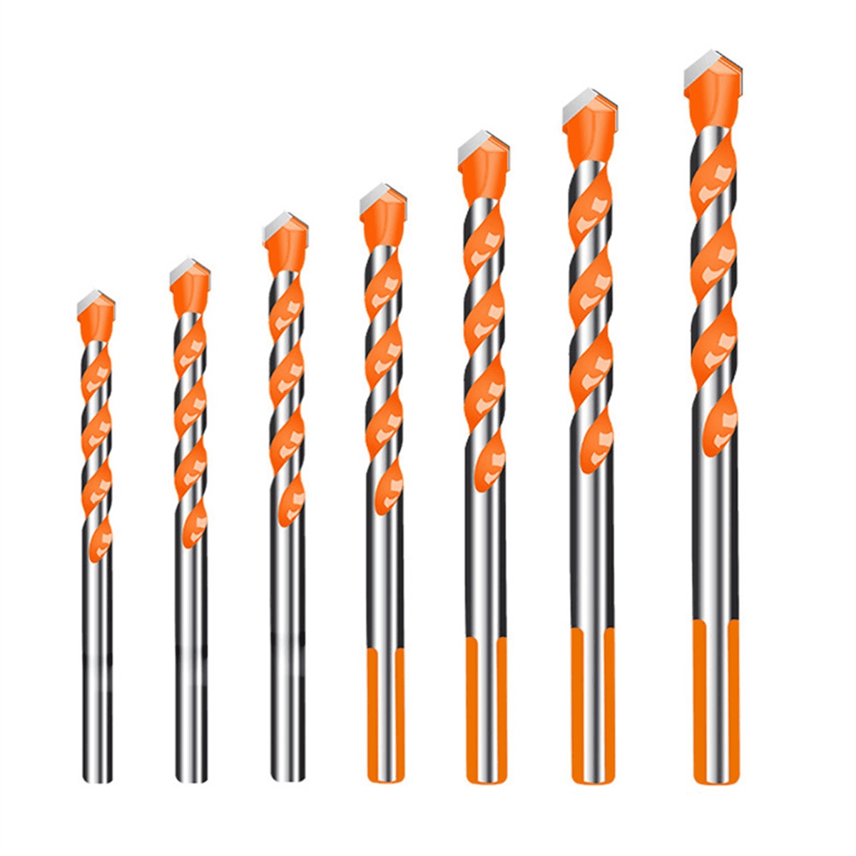 7Pcs Ultimate Drill Bits,Concrete Bit, Drilling and Punching Work Kit ...