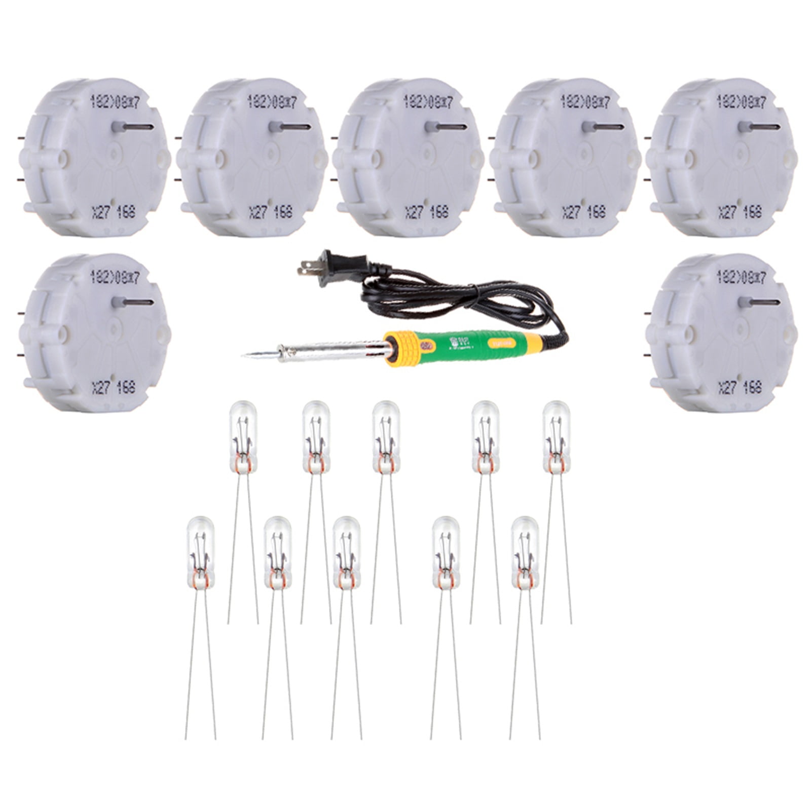 7Pcs X27.168 Stepper Motor with 10Pcs Warm White 47mm For Mini Light ...
