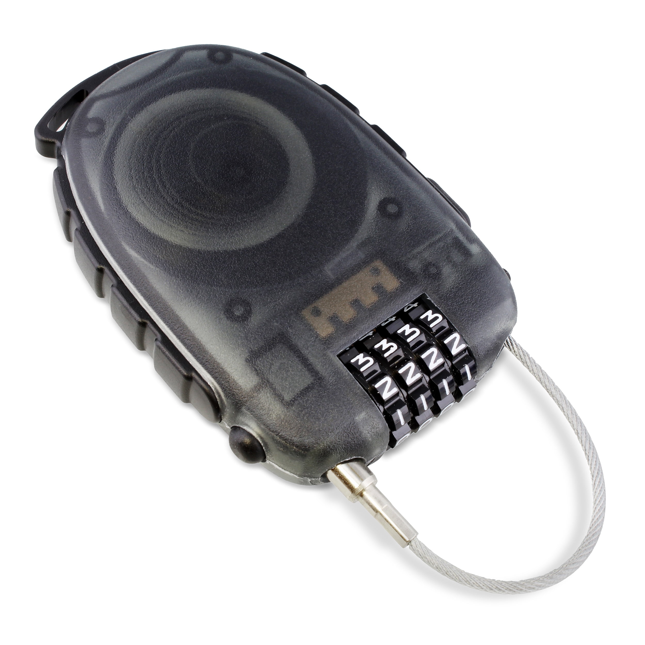 7Penn Retractable Cable Lock, 3-Foot Adjustable Steel Cord, Tumbler ...
