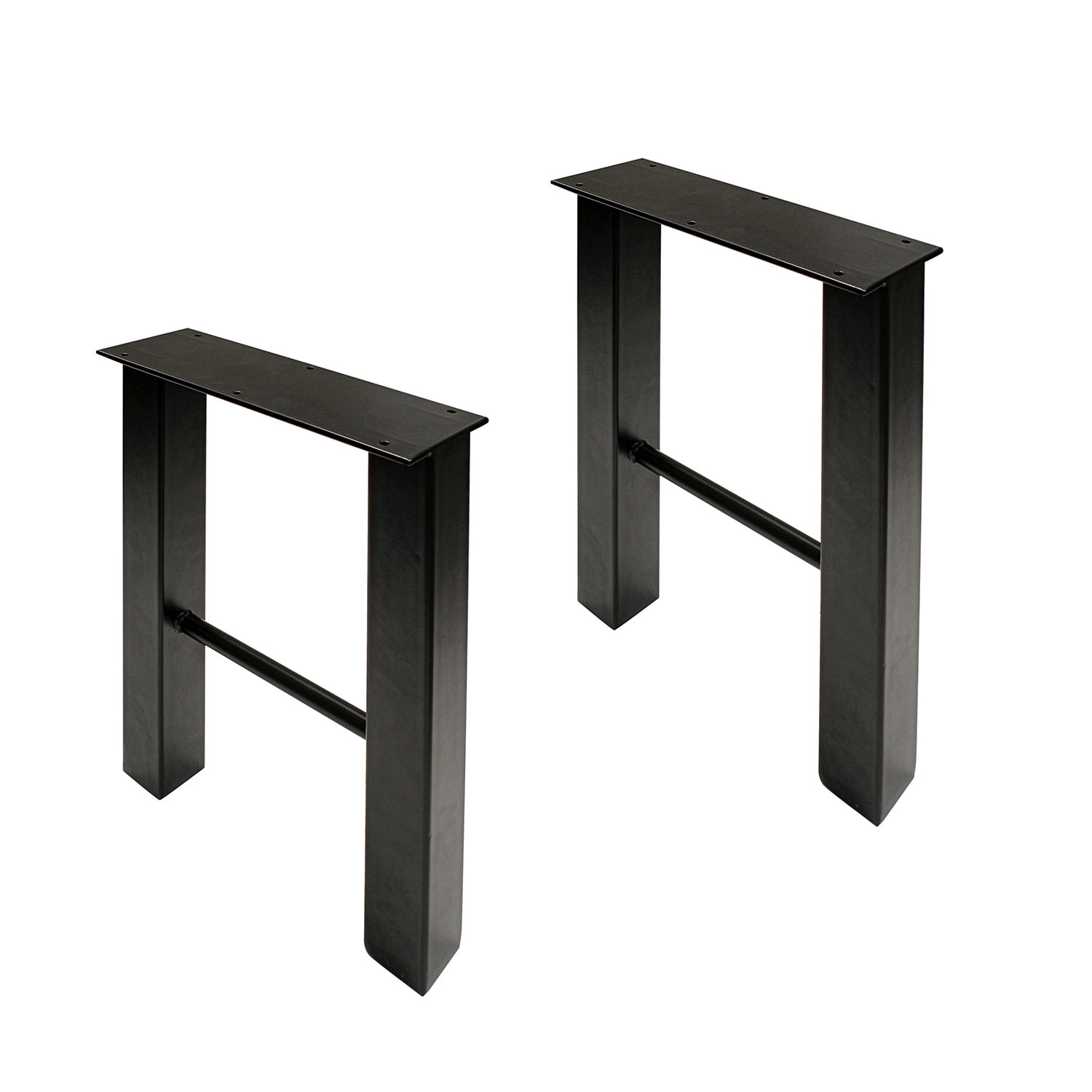 7Penn Sturdy Furniture 16-Inch Heavy Duty Black Metal Table Legs 2pk ...