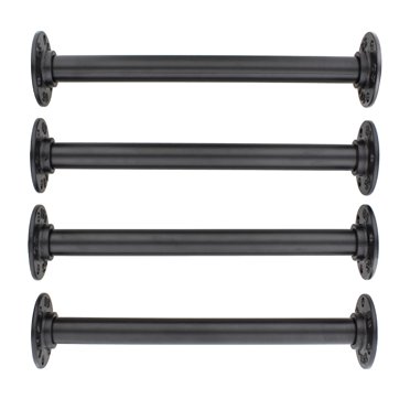 3/4 In X 18 In Square Flange Pipe Table Legs - 4 Pack - Walmart.com