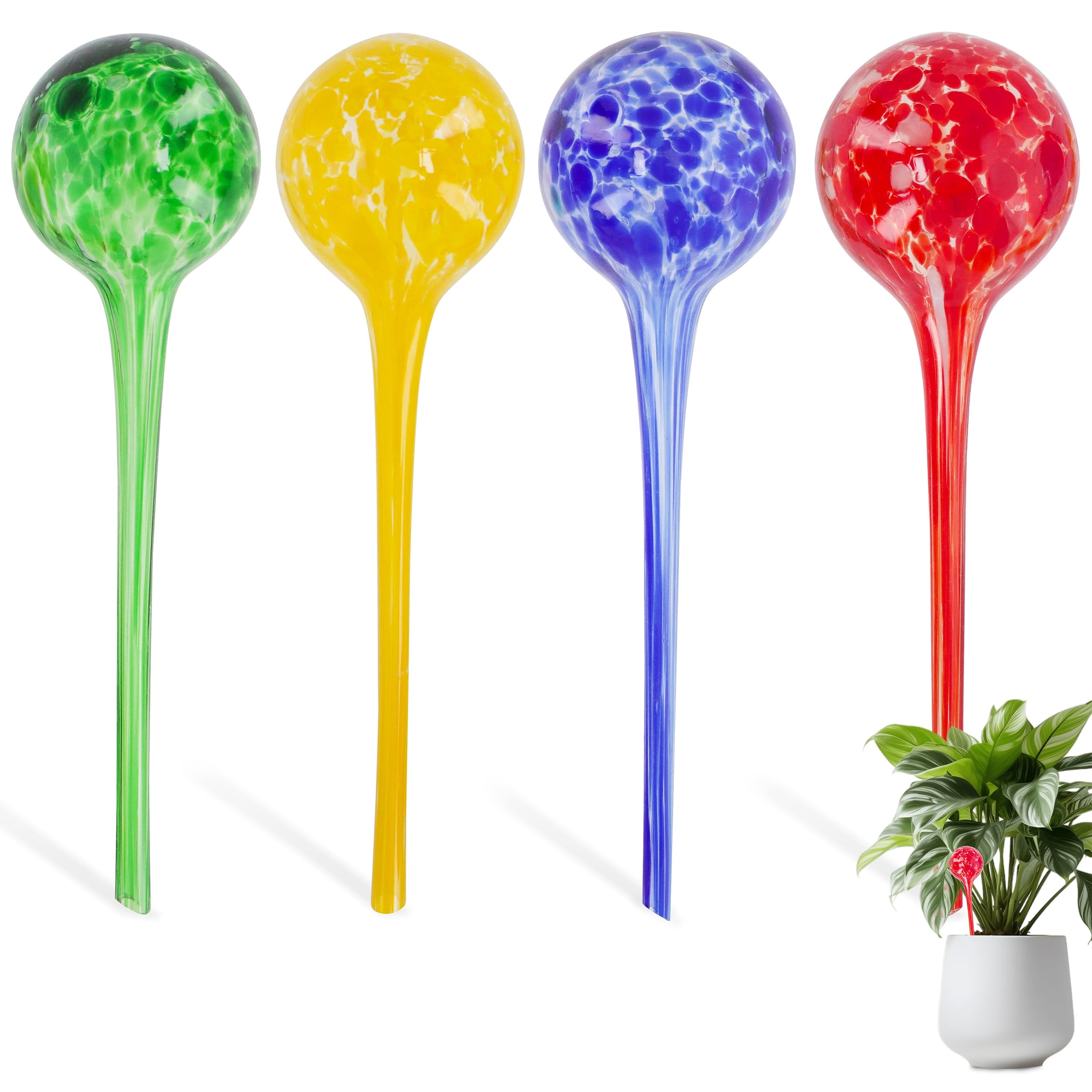 7Penn Plant Watering Globes for Indoor Plants 10oz 4pk - Self Water ...