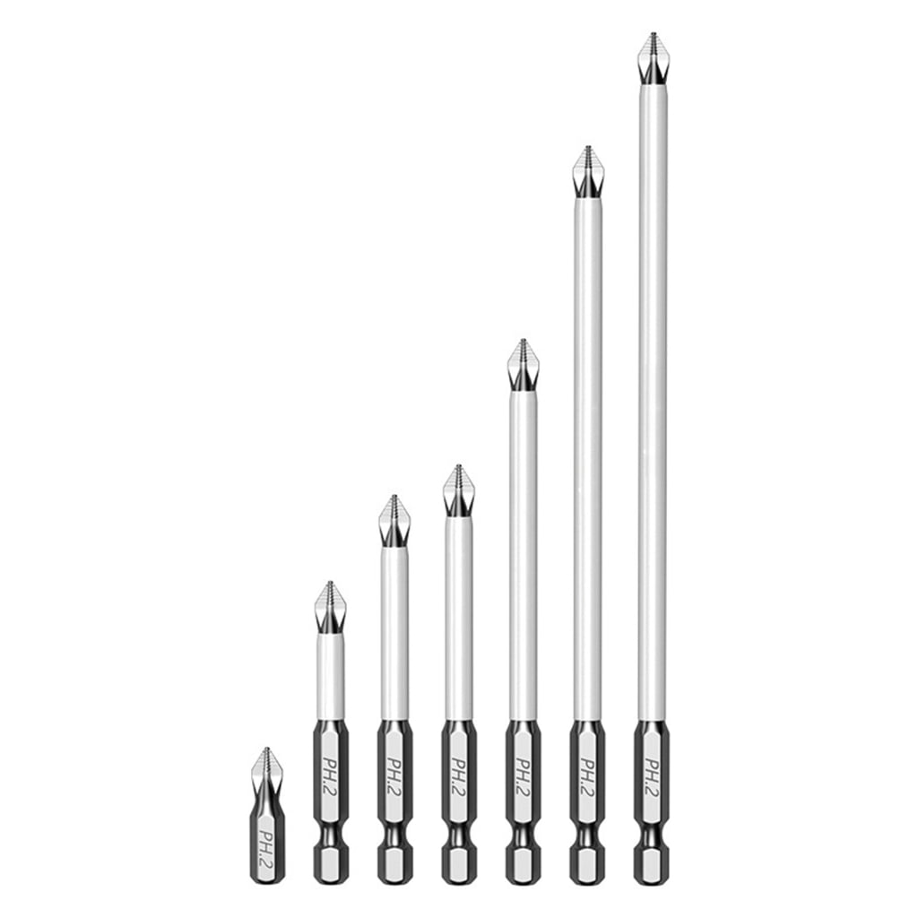 7Piece Magnetic Screwdriver Bit, Steel AntiSlip Impact Resistant ...