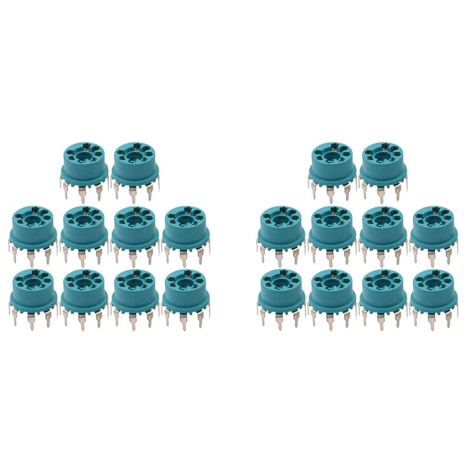 7Pin Plastic Vacuum Tube Socket Valve Base for B&W 6J1 6Z4 6X4 12AE6 ...