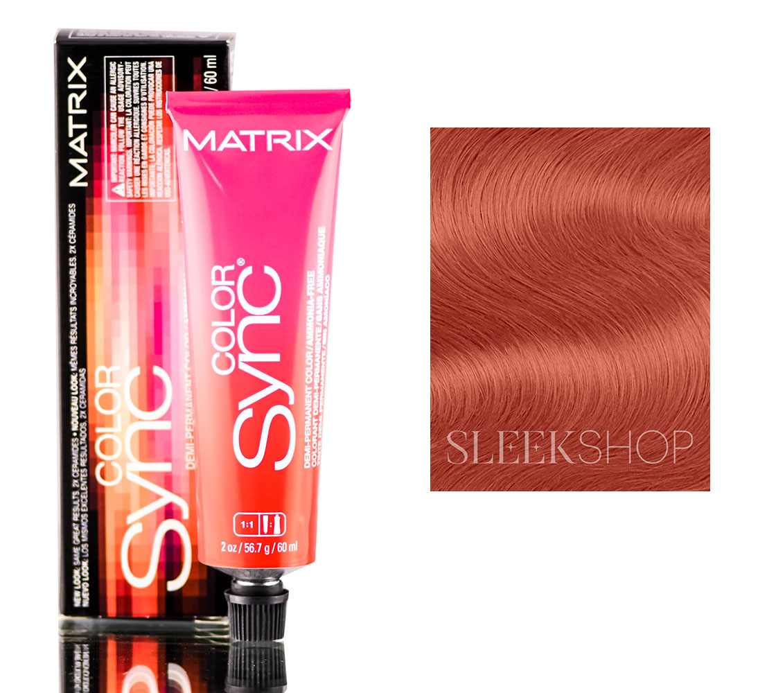 7RR+ - Dark Blonde Red Red Plus , Matrix SoColor Sync Demi Pre-Bonded ...