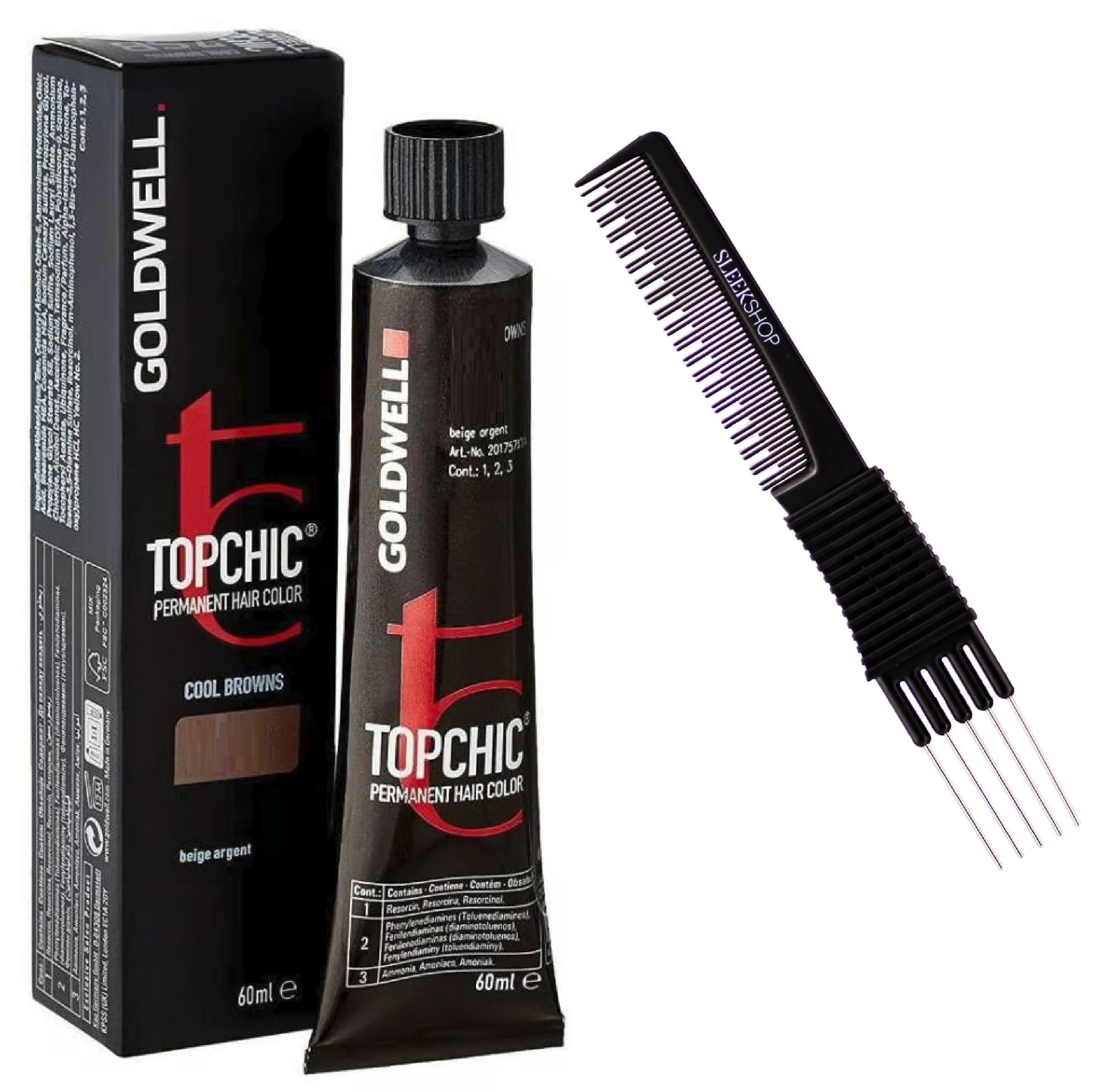 7RR Max Luscious Red- , Goldwell TOPCHIC Permanent Hair Color Creme ...