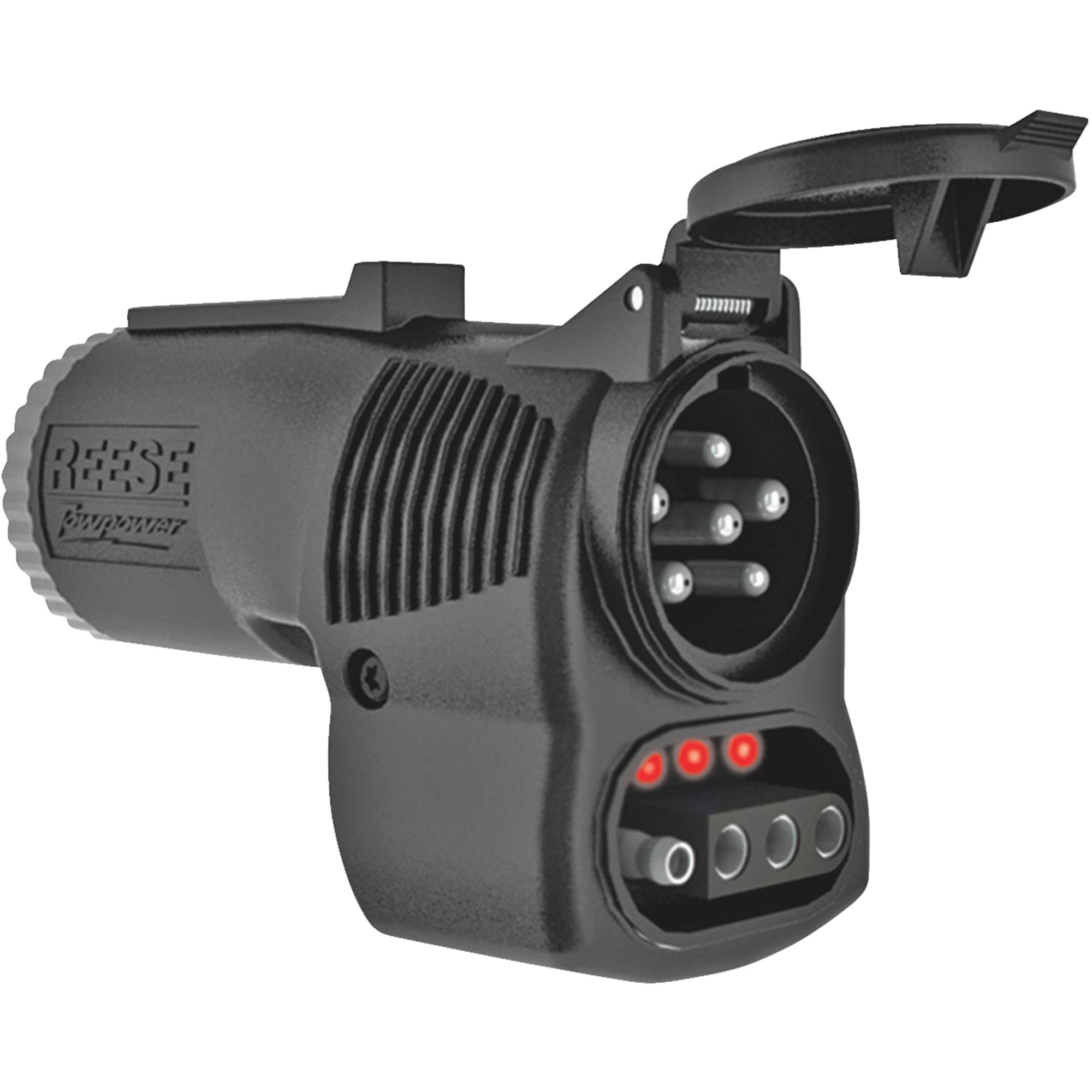 Horizon Global Corp. Reese Towpower 7-Blade to 6-Round and 4-Flat Plug ...