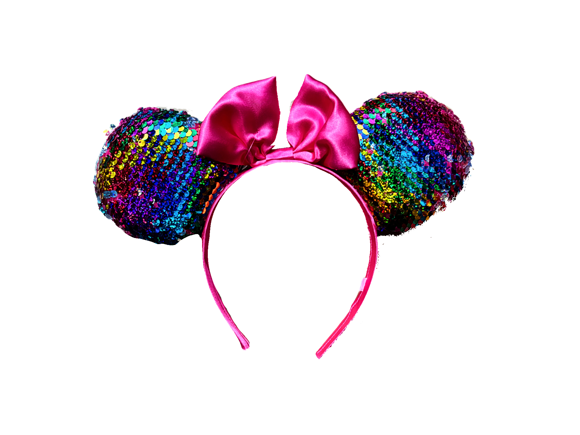 7STAR Glitter Mouse Ears and Bow Headbands for Girls or Adult Party ...