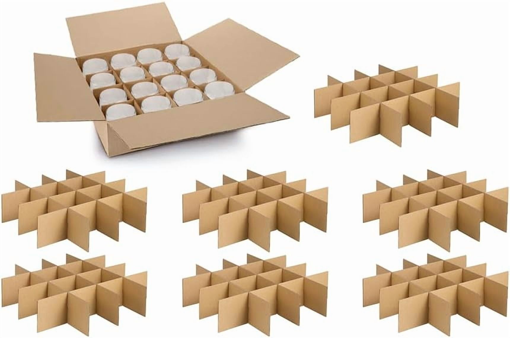 7Set Box Cardboard Divider Kit: 13x3in Shipping Cardboard, 4x4 Packing ...