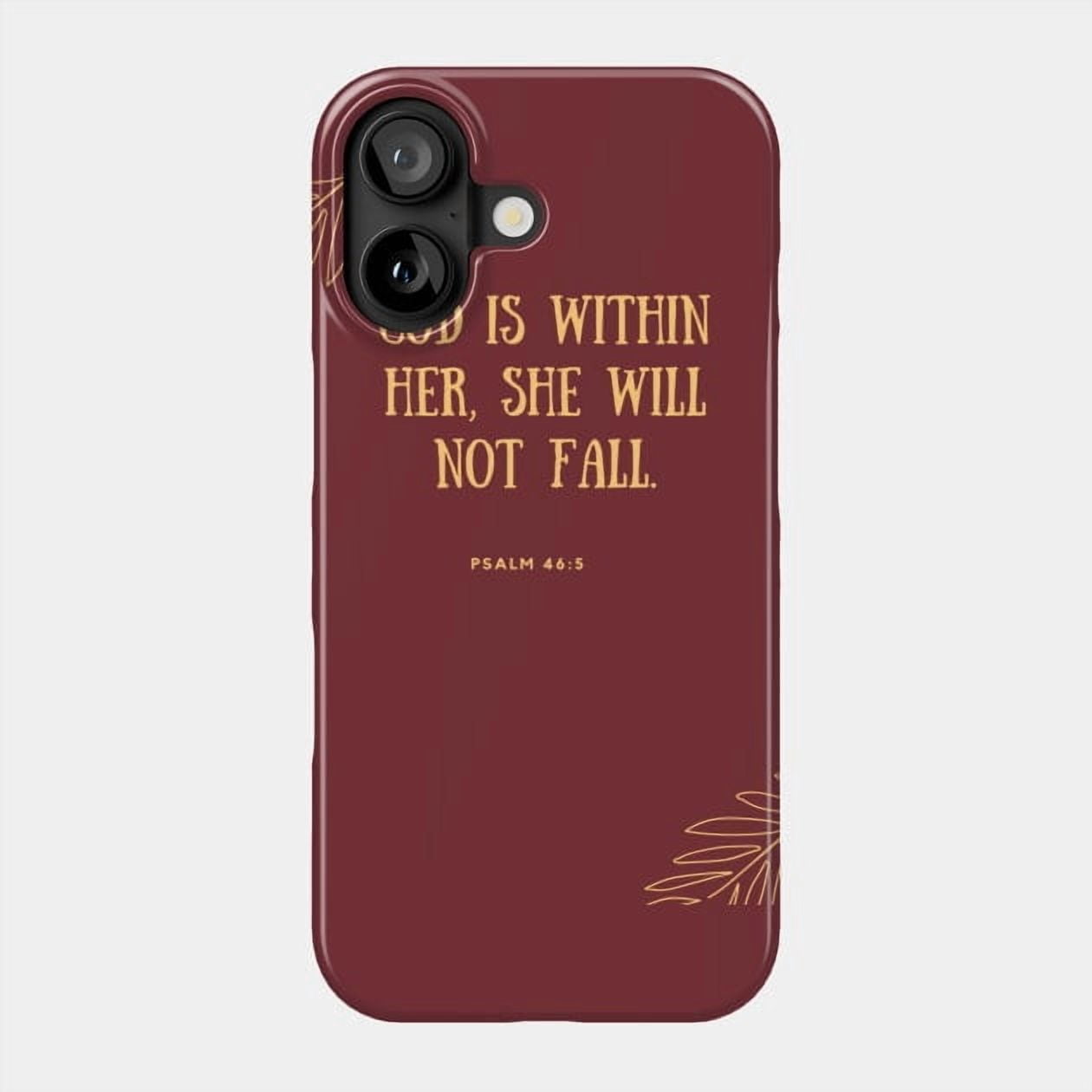 "7Sparrows Psalm 46:5" Christian Bible Verse Religious Case for Apple ...