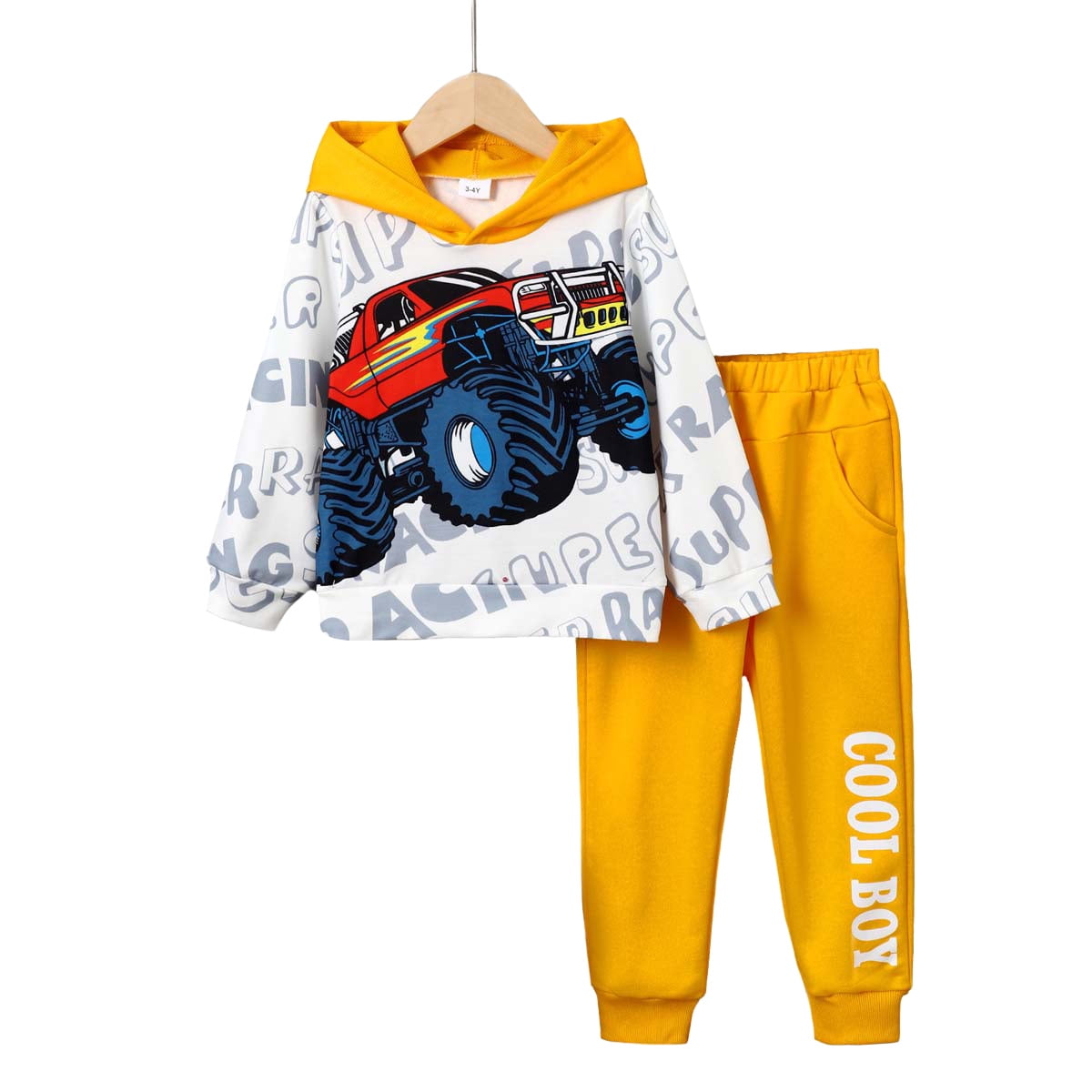 7T Big Boys Clothes Big Boys Outfits 7-8 Years Boys Car Print Long ...