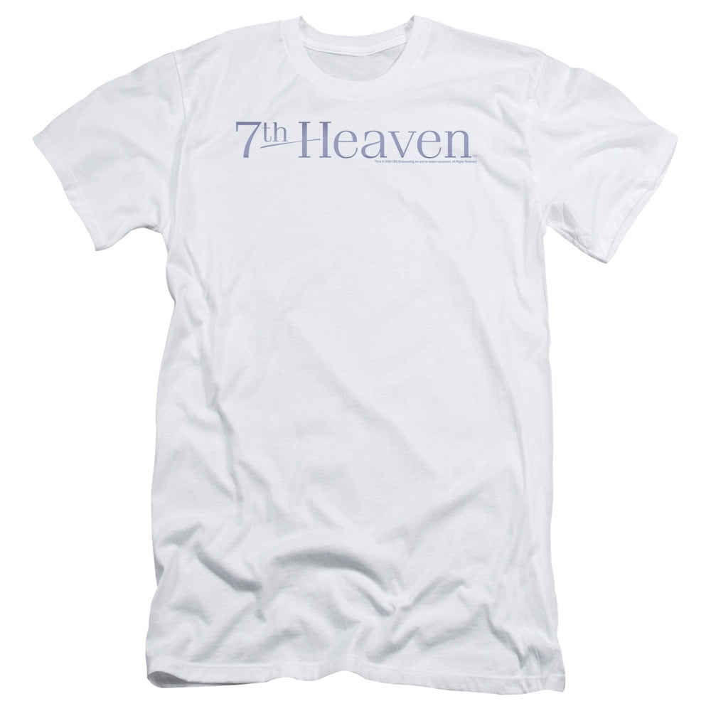 7Th Heaven 7Th Heaven Logo Adult 30/1 T-Shirt White - Walmart.com