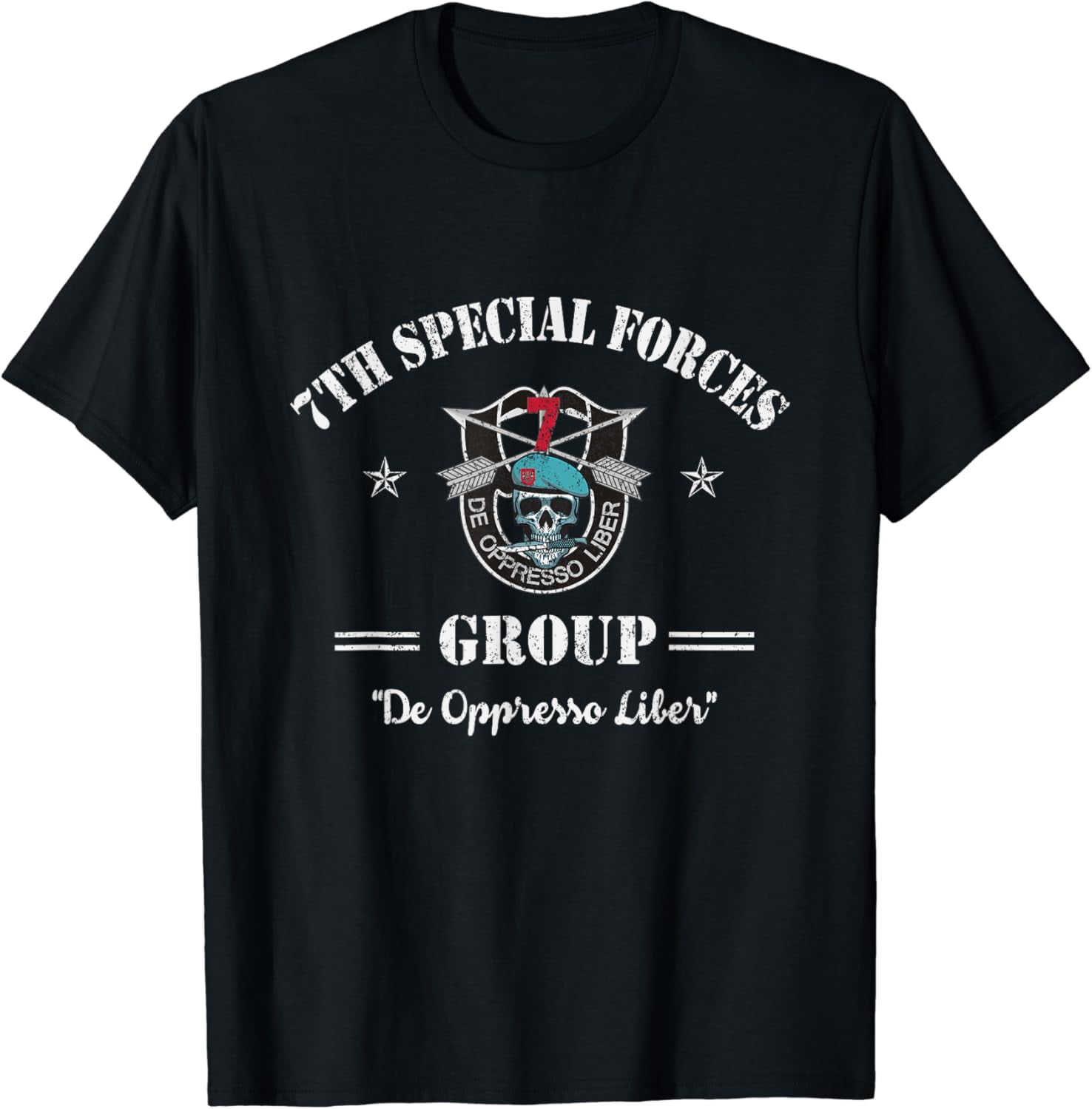7Th Special Forces Group 7Th Sfg Memorial Day 4Th Of July T-Shirt ...