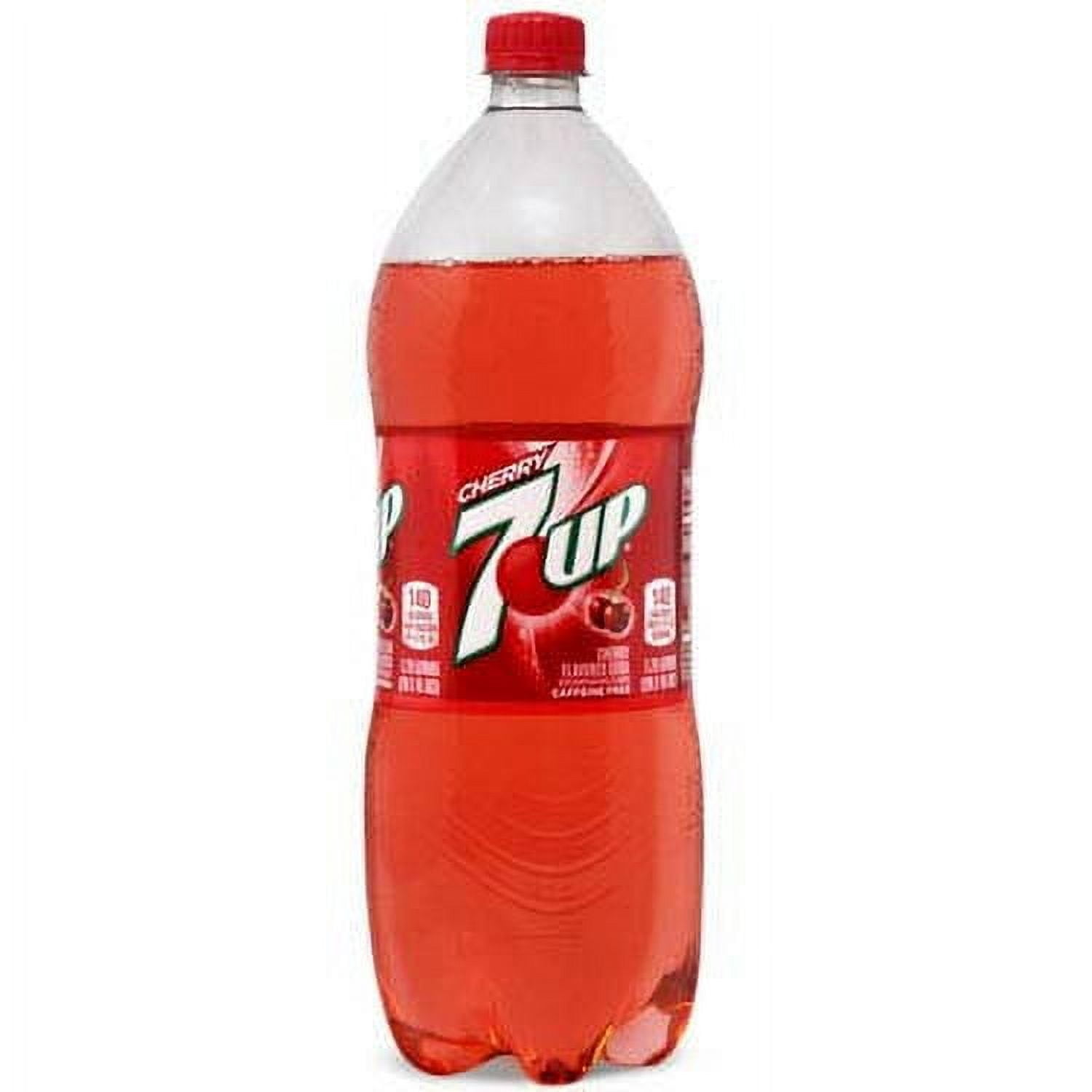 7UP Cherry Flavored Soda, 1.75L Bottle, Soft Drink, Allergens Not ...