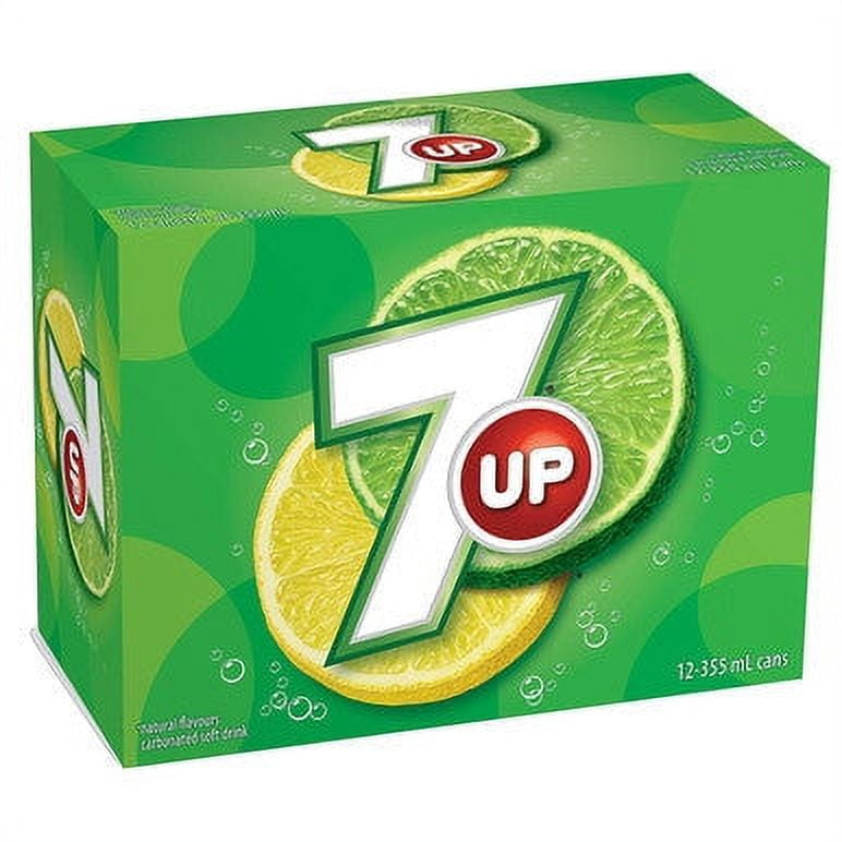 7UP Lemon-Lime Soda, 355mL Cans – 12 Pack - Walmart.com