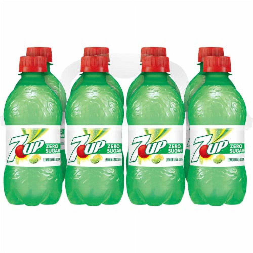 7UP Lemon Lime Zero Sugar Soda Bottles - 12 fl oz - 8 pk - Walmart ...