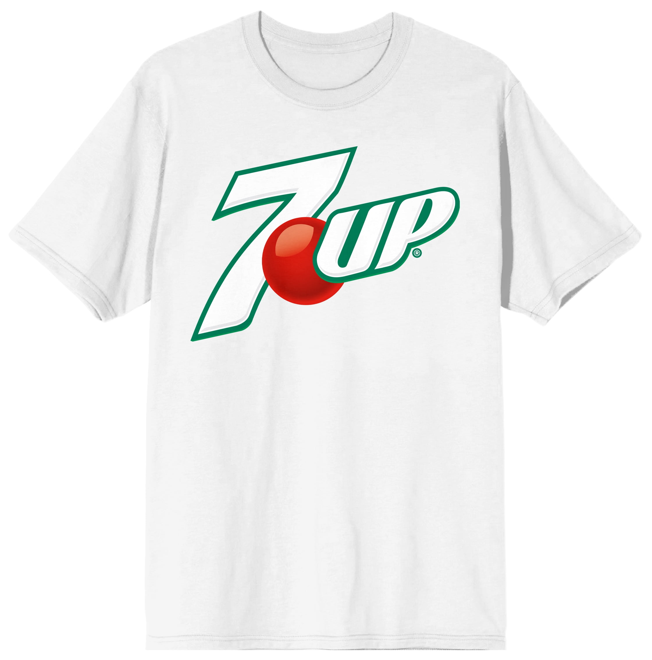 7UP Soft Drink Logo Men's White T-shirt-3XL - Walmart.com