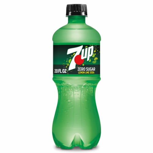 7UP Zero Sugar Lemon Lime Caffeine-Free Soda Bottle 20 fl oz - Pack of ...