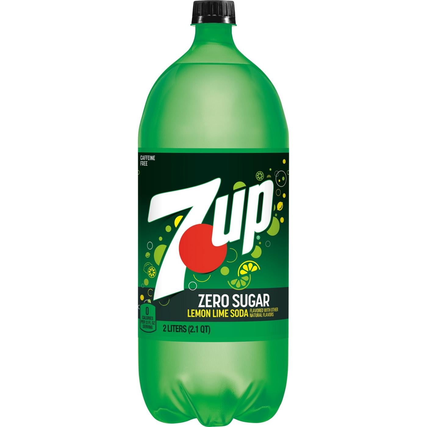 7UP Zero Sugar Lemon Lime Soda - 2L- Pack of 2 - Walmart.com