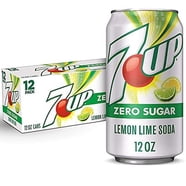 7UP Lemon Lime Soda, Naturally Flavored, Caffeine Free, 7.5 oz Mini ...