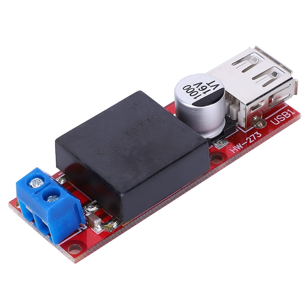 7V-24V to 5v 3A DC DC Step Down Power Supply Module Buck Converter with USB Port - Walmart.com