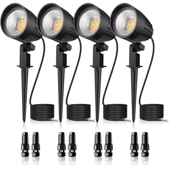 7W Low age LED Landscape Lights 800LM 12V Outdoor Lighting 2700K Warm ...