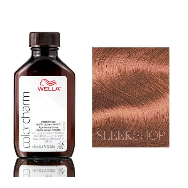 7WV - Nutmeg , Wella Color Charm LIQUID Permanent Hair color, 100% Gray ...