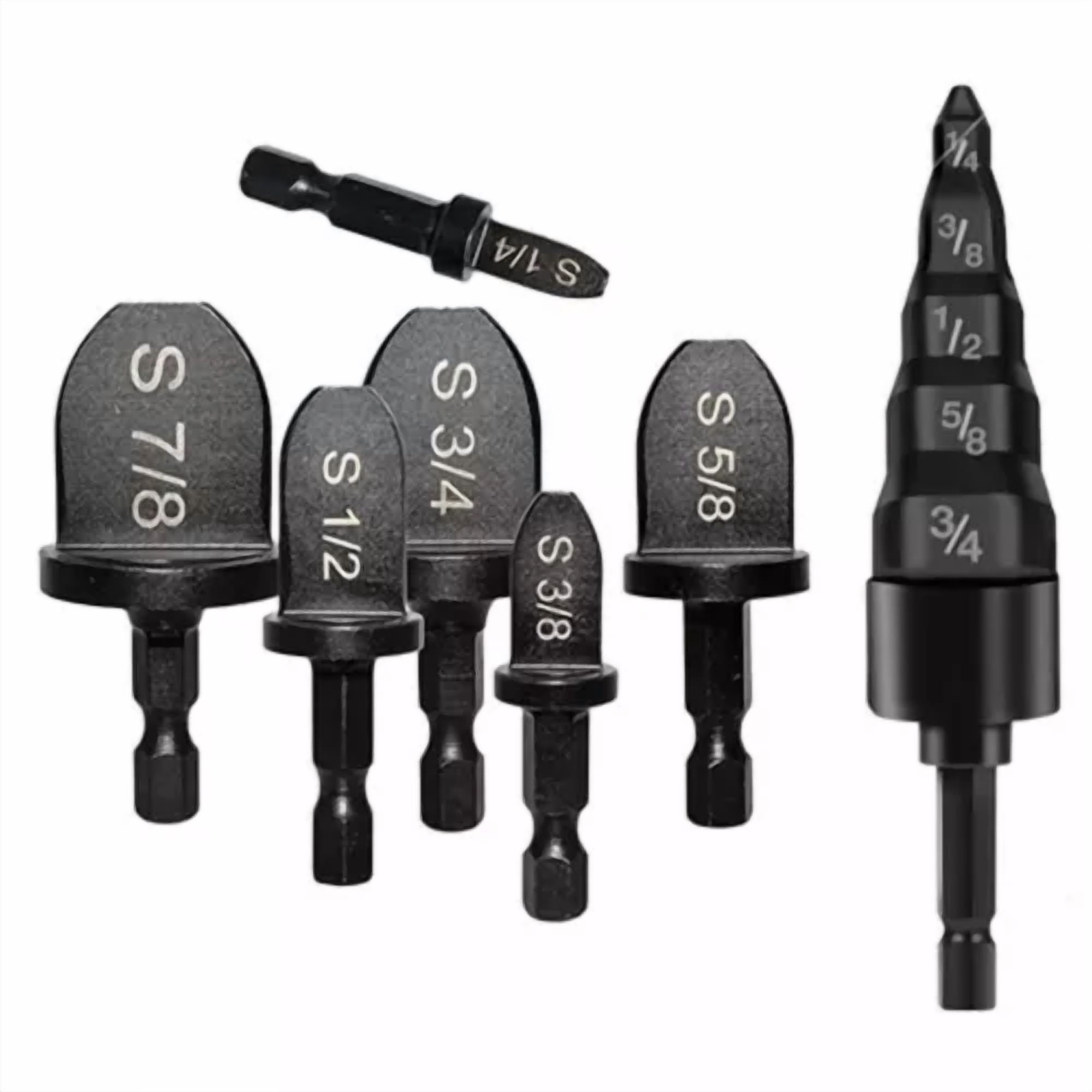 7X Swaging Tool Drill Bit Set Hvac Repair Tool Copper Pipe Flaring Tube ...