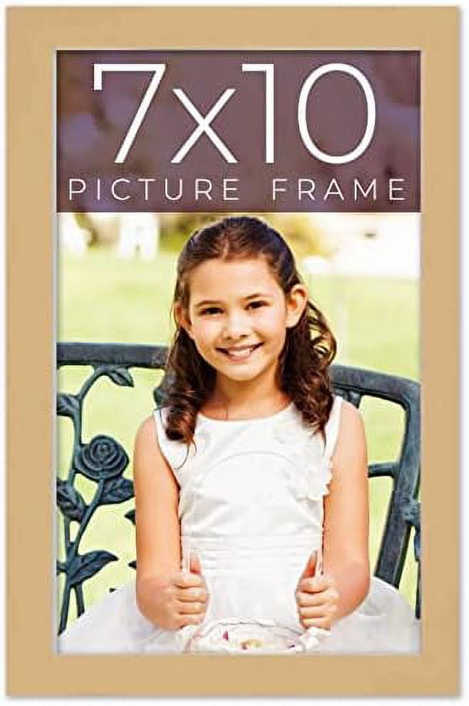 7X10 Frame Beige Real Wood Picture Frame Width 0.75 Inches | Interior ...