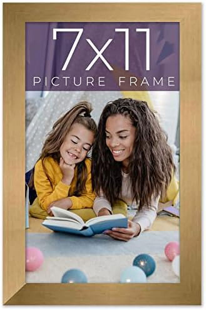 7X11 Bronze Real Wood Picture Frame Width 0.75 Inches | Interior Frame ...
