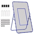 7X4 FT Volleyball Rebounder Net, Adjustable Steel Frame & High-Tension ...