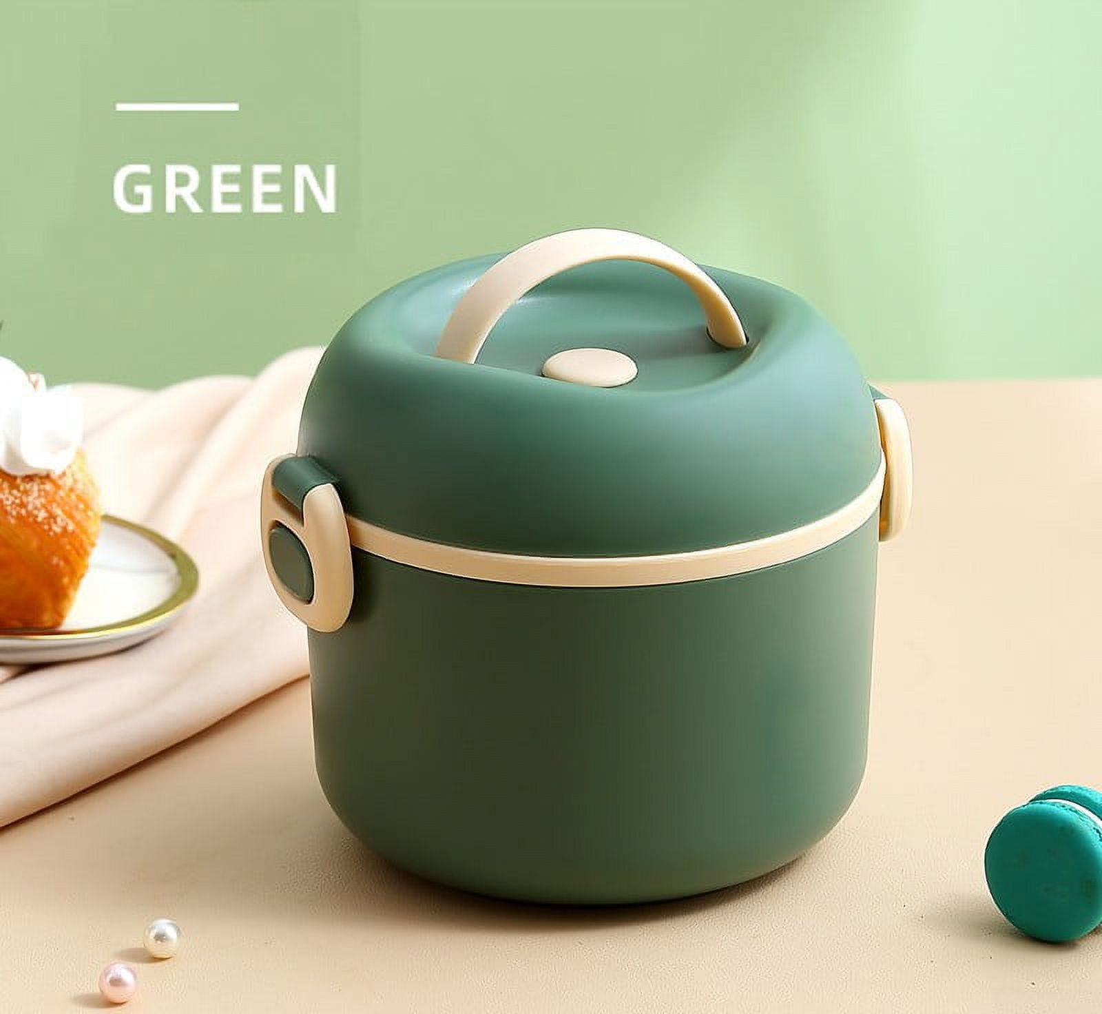 7X5 Inch Microwave Safe Reusable Bento Lunch Box - Microwavable Heating ...