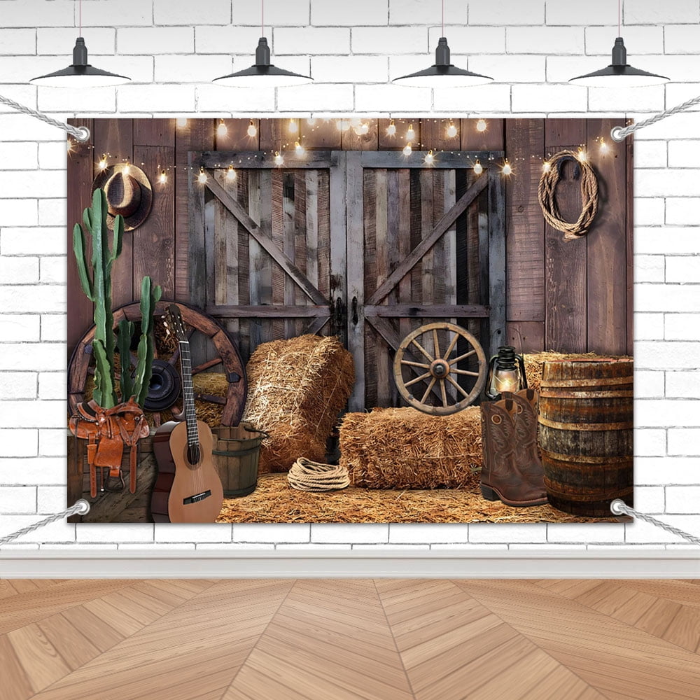 7X5ft Western Cowboy Backdrop Western Party Decorations Wild West ...